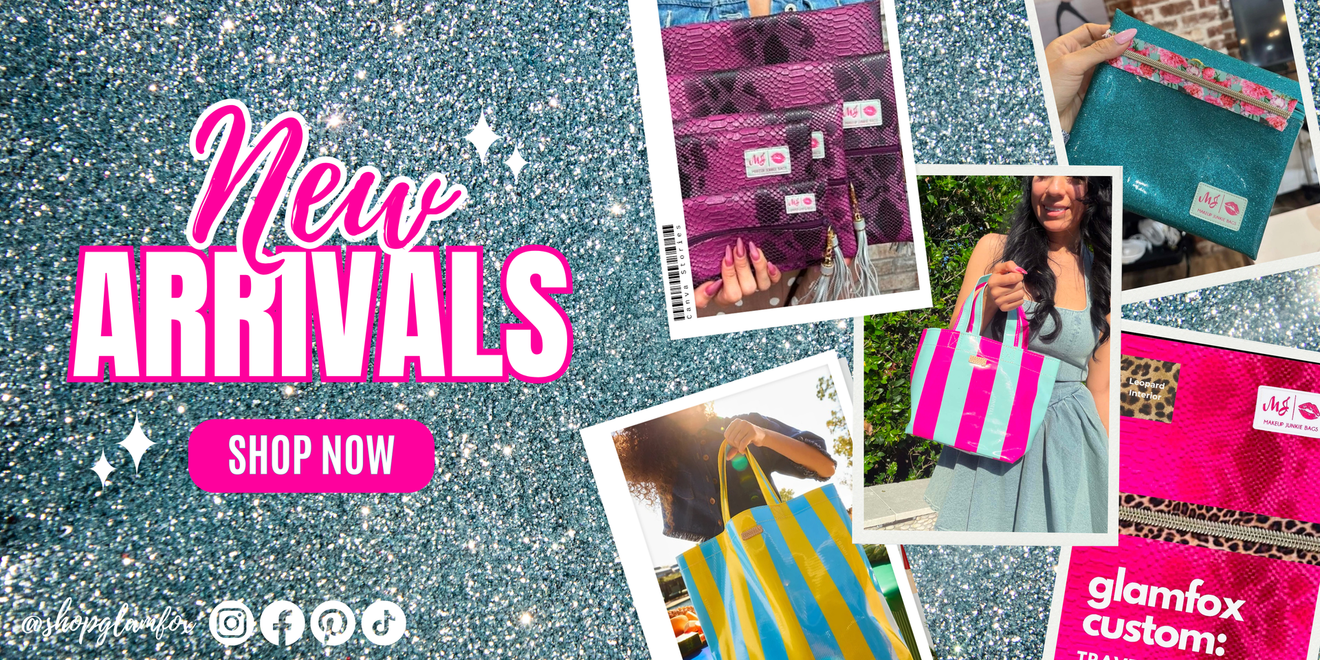 Glamfox Boutique | Exclusive Makeup Junkie Bags | Fast Free Shipping ...